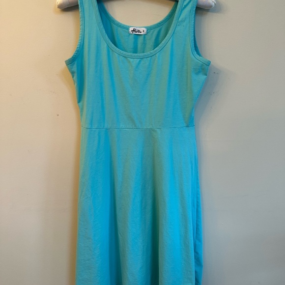 Herou | Dresses | Herou Summer Aline Tank Dress Turquoise Blue ...